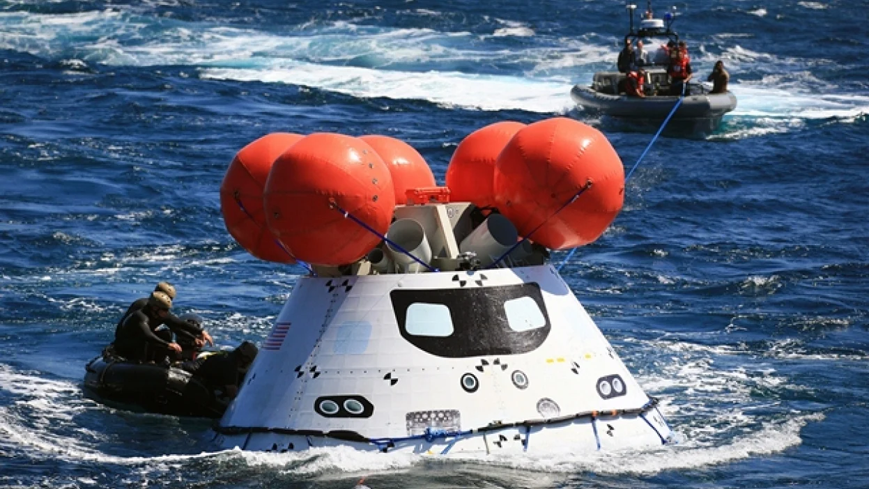 » Orion, 25 günlük yolculuğunu tamamlayıp başarıyla döndü